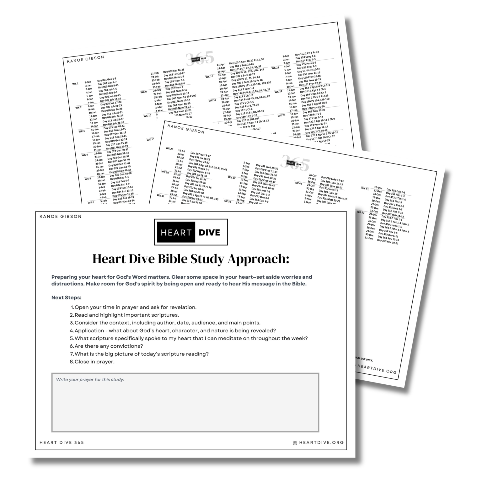 Day 002 | Genesis 4-7 | Study the Bible in One Year | Heart Dive 365